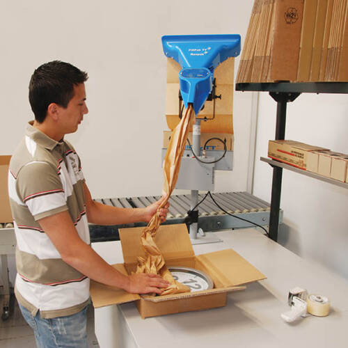 Sistema de relleno con papel eficiente FillPak TT, distribuidor Ranpak